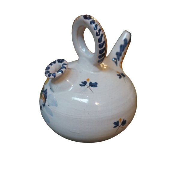 Art | Vintage Spanish Botijo Signed Jug Water Cooler Hand Painted ...